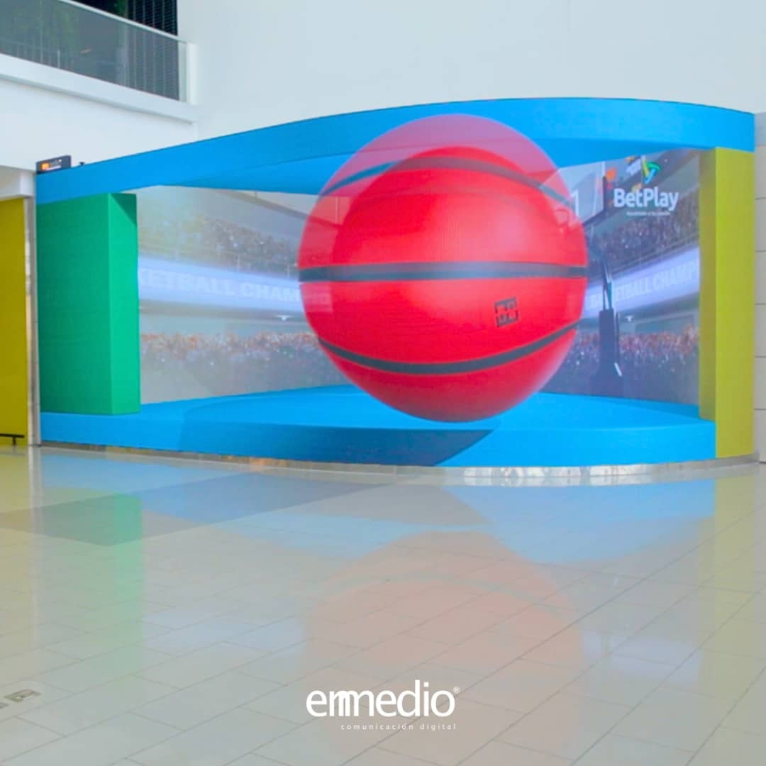 Pantallas LED 3D Curva - Enmedio